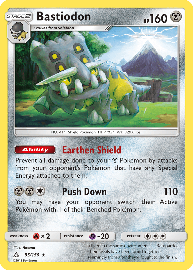 Bastiodon #85 - Ultra Prism | Price Guide & Historical Value (Ungraded ...