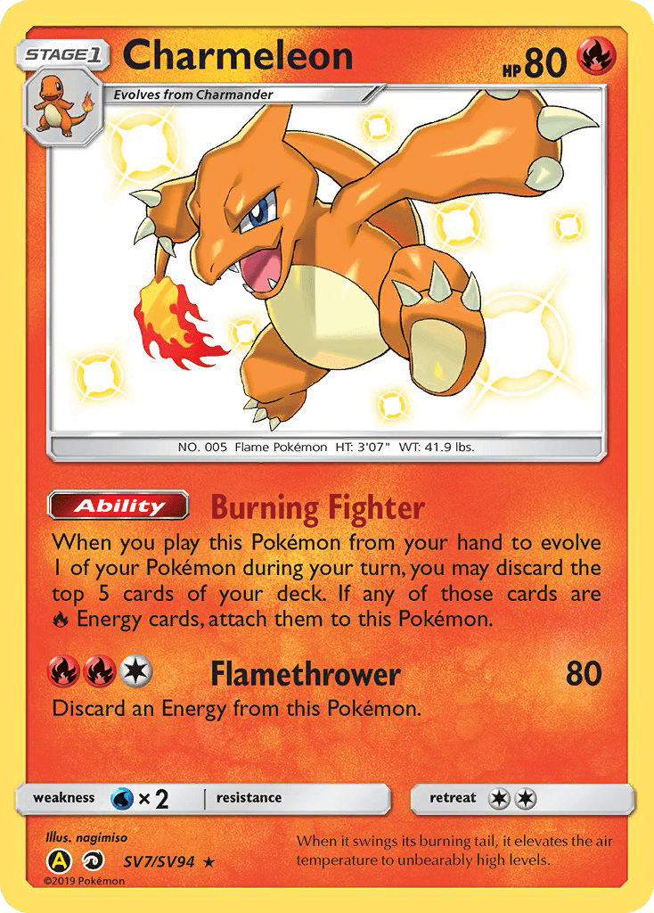 Charmeleon #SV7 - Hidden Fates Shiny Vault | Price Guide & Historical ...