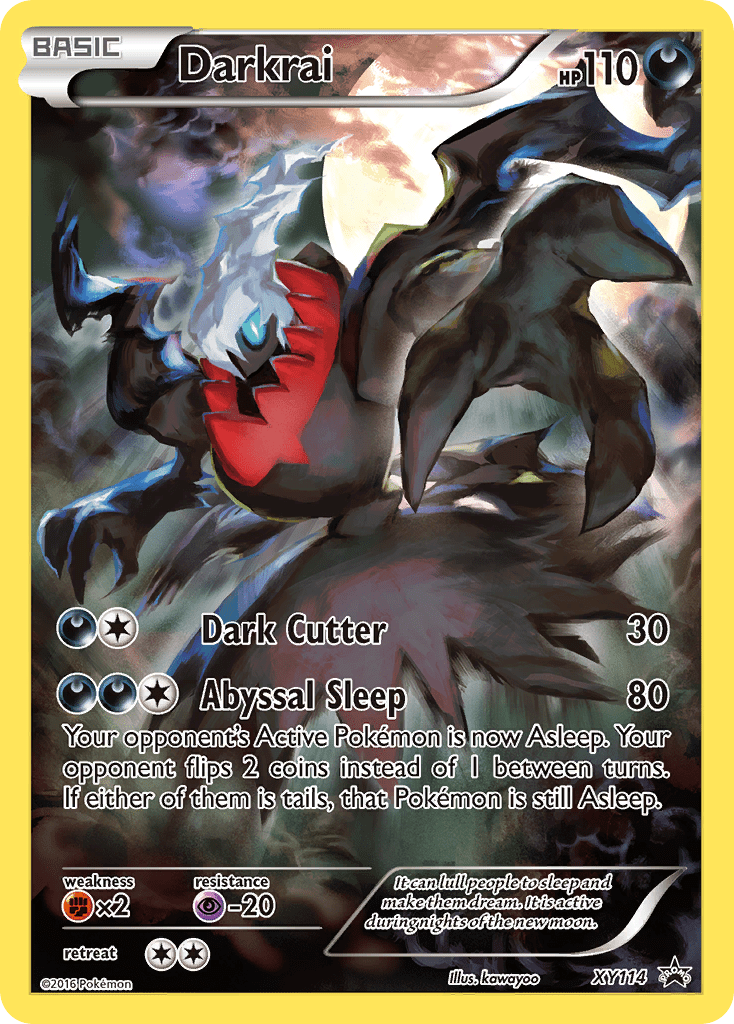 Darkrai #XY114 - XY Black Star Promos | Price Guide & Historical Value ...