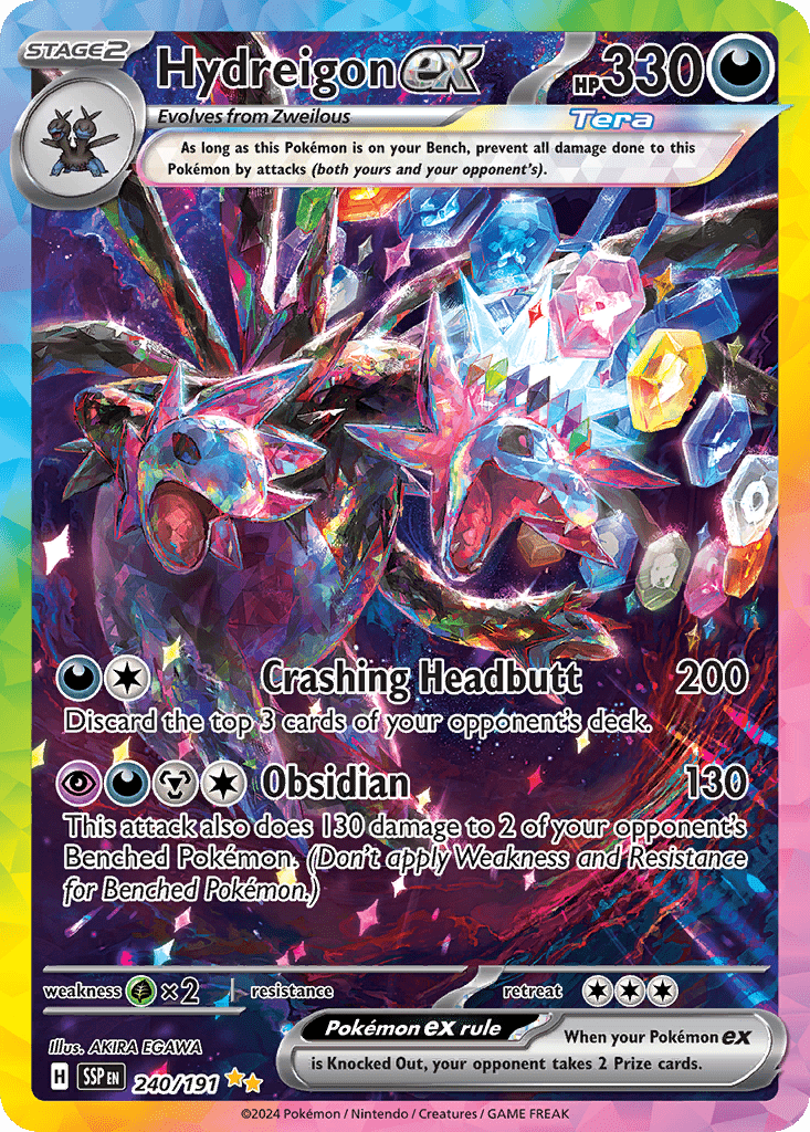 Hydreigon ex #240 - Surging Sparks | Price Guide & Historical Value ...