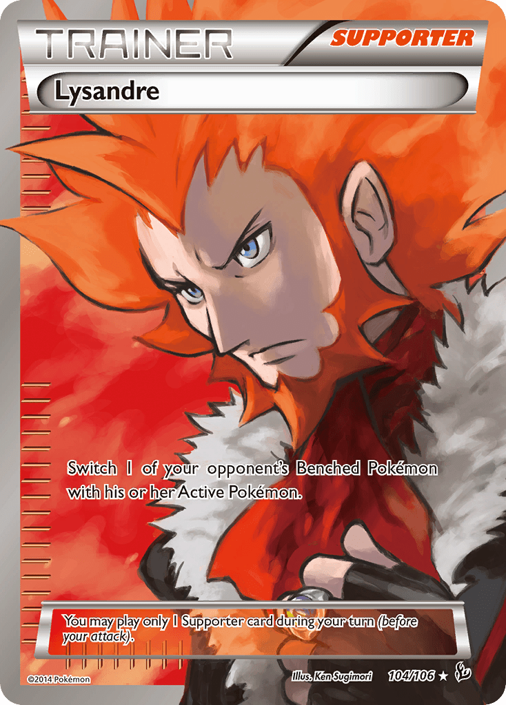 Lysandre 104/106 - Rare Ultra Card | Flashfire (xy2-104)