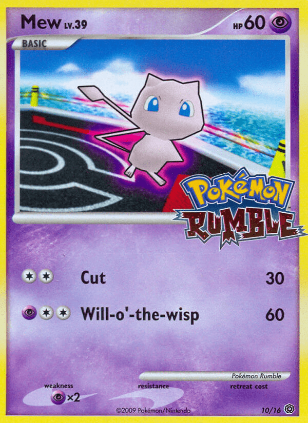 Mew #10 - Pokémon Rumble | Price Guide & Historical Value (Ungraded ...
