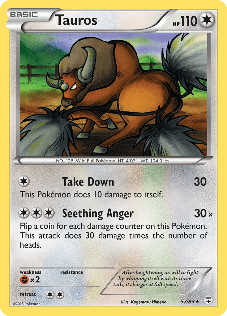 Tauros #57 - Generations | Price Guide & Historical Value (Ungraded ...