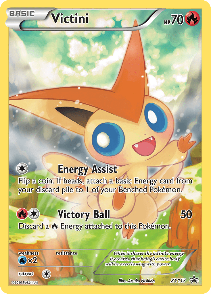Victini #XY117 - XY Black Star Promos | Price Guide & Historical Value ...