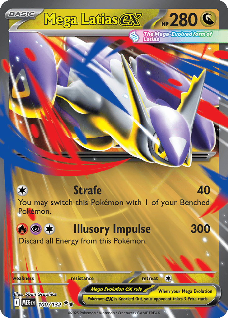 Mega Latias ex #100 - Mega Evolution | Price Guide & Historical Value ...
