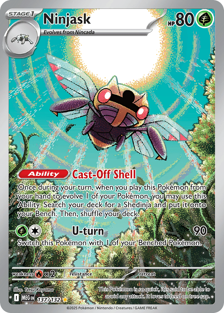 Ninjask #137 - Mega Evolution | Price Guide & Historical Value ...