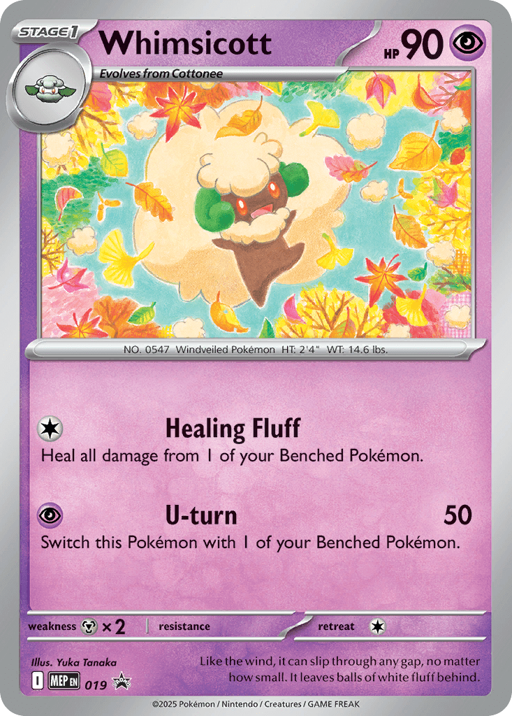 Whimsicott #19 - Mega Evolution Black Star Promos | Price Guide ...