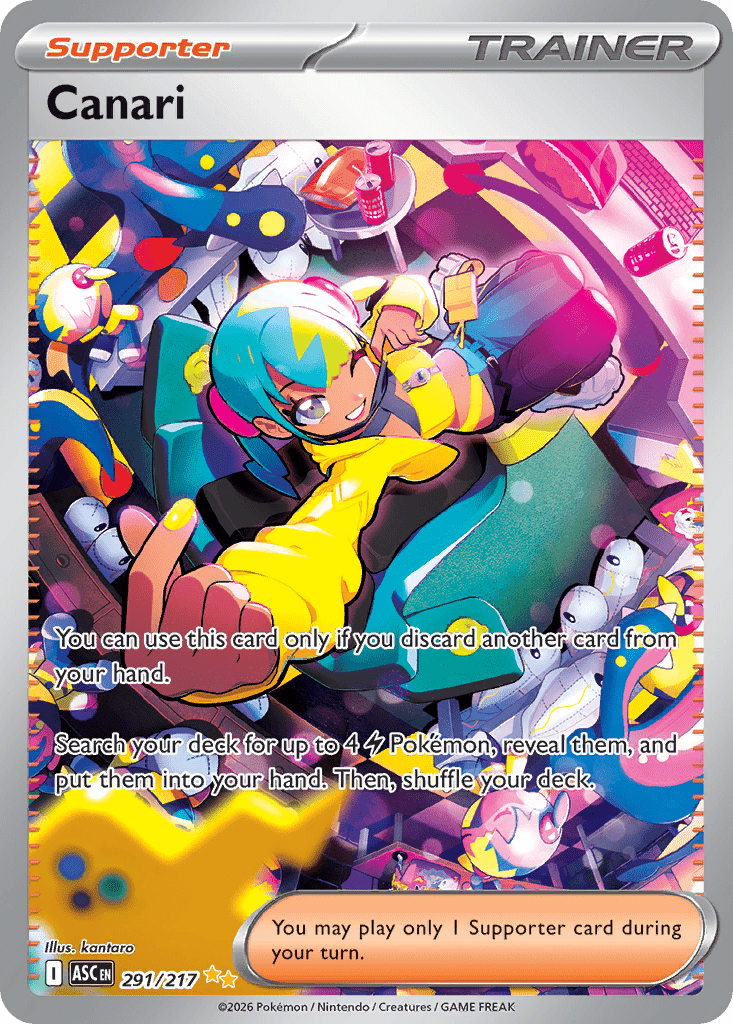 Canari #291 - Ascended Heroes | Price Guide & Historical Value ...