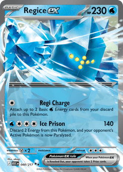 All Regice Cards List | Price Guide & Market Value
