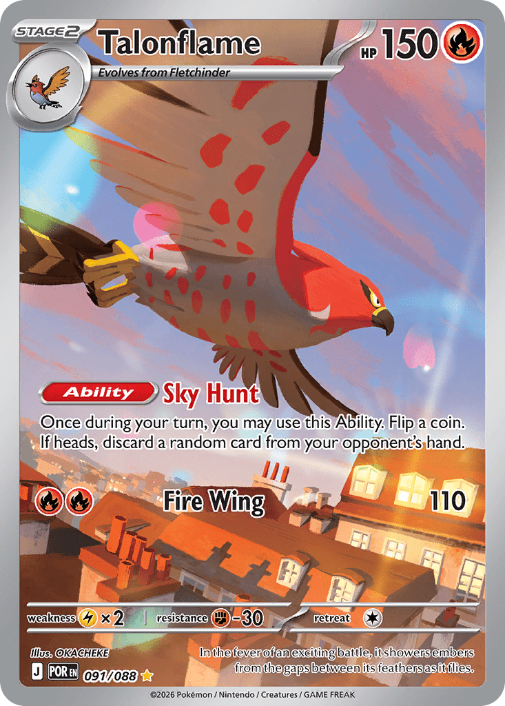 Talonflame #91 - Perfect Order | Price Guide & Historical Value ...